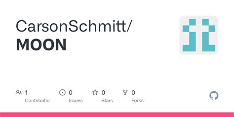 Github Carsonschmittmoon