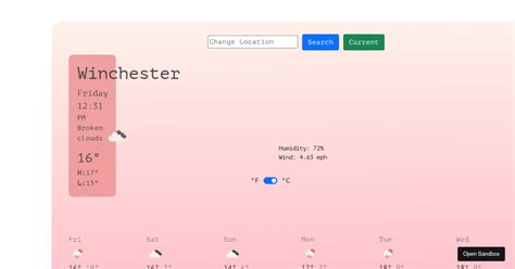 LaxmiG99 Weather Project Codesandbox