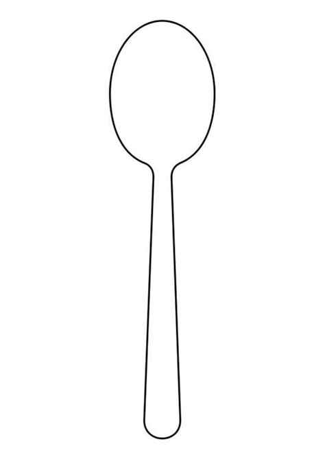 Dibujo De Cuchara Para Colorear Img