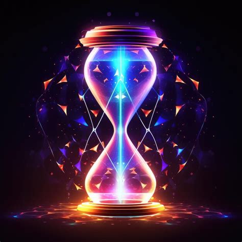 Premium Photo Hourglass Design Illustration