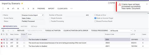 The Save Button Is Disabled Error In An Import Scenario Community