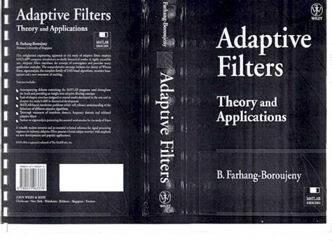 Pdf Adaptive Filters Theory And Application With Matlab Exercises