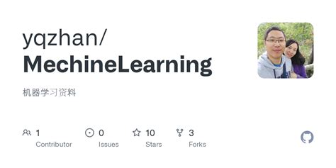 Github Yqzhan Mechinelearning