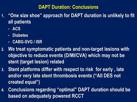 Ppt Dual Antiplatelet Therapy Dapt Duration Dilemma Recent Trials Ppt Dual Antiplatelet Therapy Dapt Duration Dilemma Recent Trials