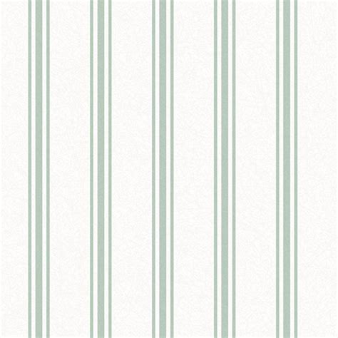 Laura Ashley Farnworth Stripe Sage Green Wallpaper Sample Sage Green