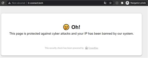 Bloquer Les Attaques Sur Son Serveur Web Apache Php Avec Crowdsec
