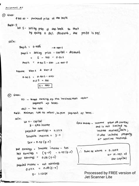 Assignment 2 Answer Key 1 Pdf