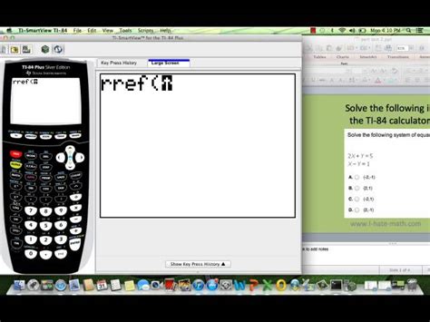 How To Do System Of Equations On Ti 84 Plus Tessshebaylo