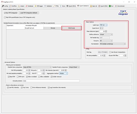 Tmt Analyses With Fragpipe Fragpipe