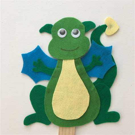 Knights And Dragon Puppet Pattern Stick Puppet Diy Downloadable Pdf Pattern Only Artofit
