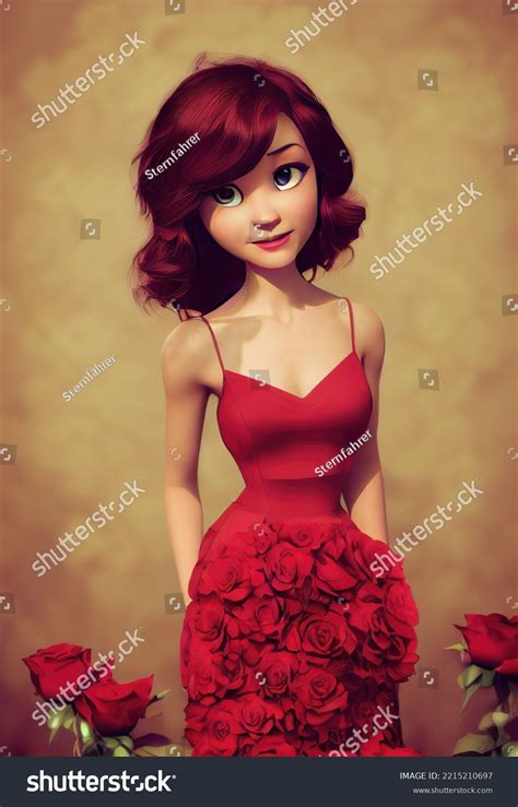 3d Cartoon Girl Image