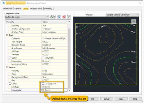 cogo point label background colour very weird behavior autodesk