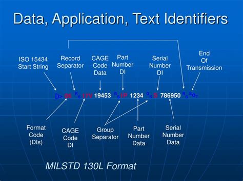 Ppt Small Label Uid Format For Part Tracking Applications Powerpoint Presentation Id 195316