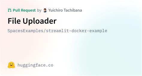 Spacesexamplesstreamlit Docker Example · File Uploader