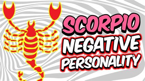 Scorpio Negative Traits