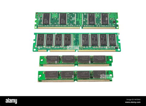Computer Memory Isolated On White Background Stock Photo Alamy