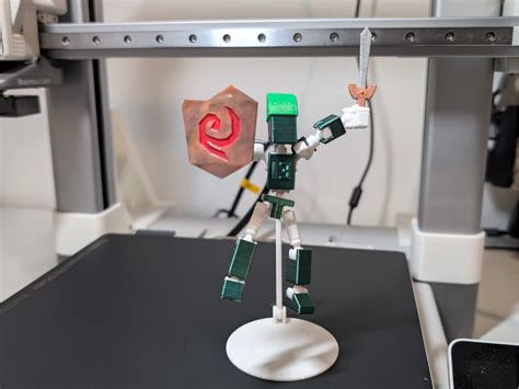 Kokiri Sword Deku Shield For Dummy Mini 13 By Frannove Makerworld