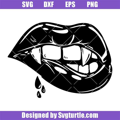 Biting Lips Svg Free