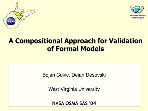 Ppt A Compositional Approach For Validation Of Formal Models Powerpoint Presentation Id3031518