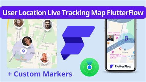 User Location Live Tracking Map For Flutterflow Real Time Gps Widget