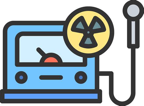 Radiation Detector Icon Vector Image Suitable For Mobile Apps Web Apps And Print Media
