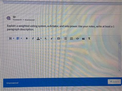 Explain A Weighted Voting System A Dictator And Chegg Com