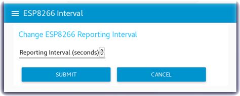 Change The Sensor Reporting Interval Dynamically ESP866 IoT Workshop