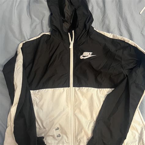 Women Nike Cropped Rain Jacket Size Small The Depop
