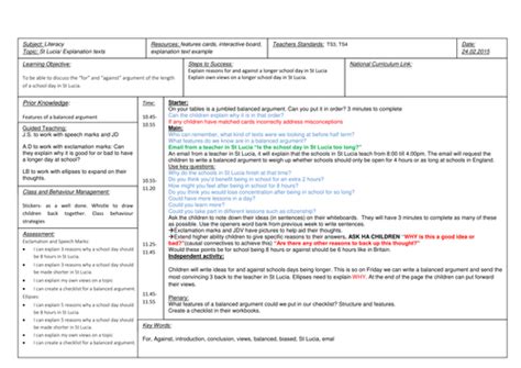 Balanced Arguments Teaching Resources