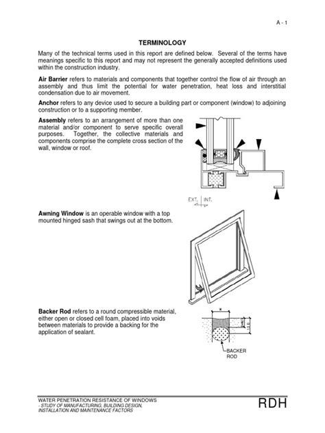 Windows Best Practice Guide Window Terminology Pdf Window Wall