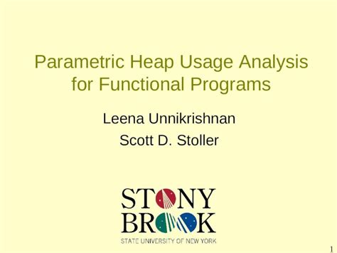 ppt parametric heap usage analysis for functional programs dokumen tips