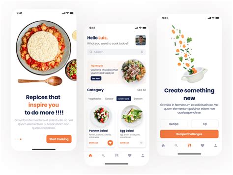 Recipe App Ui Kit By Cohort On Dribbble