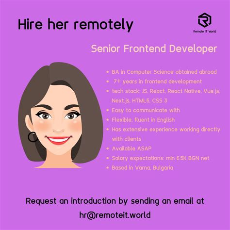 Remote It World On Linkedin Remotework Frontenddeveloper Techtalent