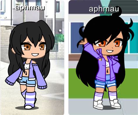 Gacha Life Aphmau And Gacha Club Aphmau By Thefanaticsfan On Deviantart