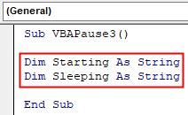 VBA Pause Pause VBA Code By Wait And Sleep Application
