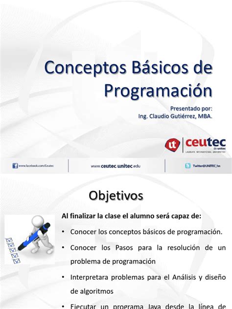 Clase 1 Conceptos Basicos De Programacion Descargar Gratis Pdf