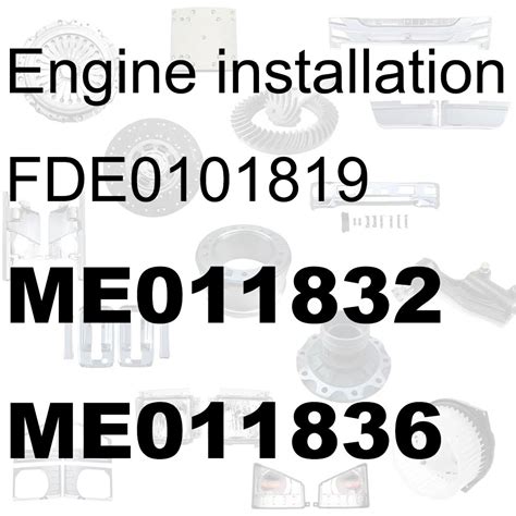 Engine installation me011832 me011836 – HINO ISUZU FUSO UD Truck Spare ...