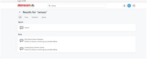 How To Use The Bromcom Online Community Bromcom Documentation Centre