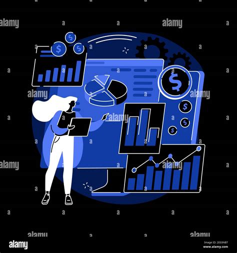 Financial Data Management Abstract Concept Vector Illustration Stock Vector Image And Art Alamy