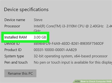 3 Ways To Check Computer RAM WikiHow