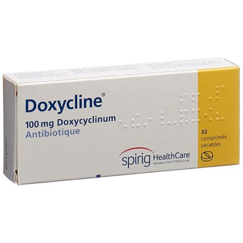 Doxycline Tabl 100 Mg Blist 32 Stk Coop Vitality Apotheke