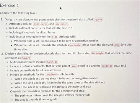 Exercise 1 Complete The Following Tasks 1 Design A
