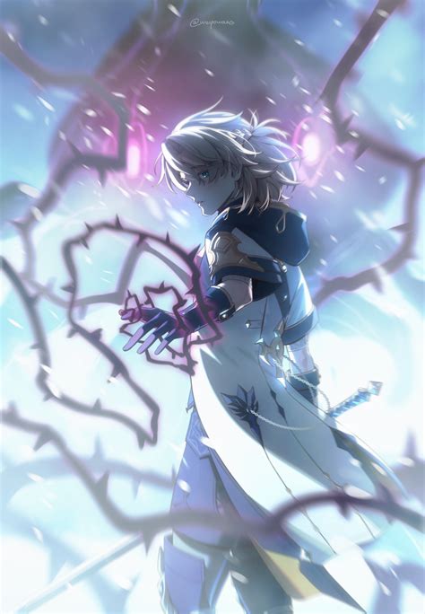 Albedo Genshin Impact Drawn By Weyowang Danbooru