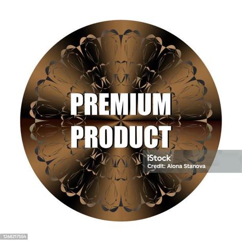 프리미엄 제품 라운드 홀로그램 사실적인 스티커 메달 상품 기호 아이콘 로고 태그 스탬프 물개 라벨 디자인을 위한 금속 빈티지 오래된 간판 1위에 대한 스톡 벡터 아트 및