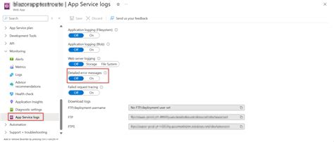 Routes How To Eliminate A Detailed Error Log For Azure Application