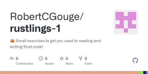Github Robertcgougerustlings 1 Crab Small Exercises To Get You Used To Reading And Writing