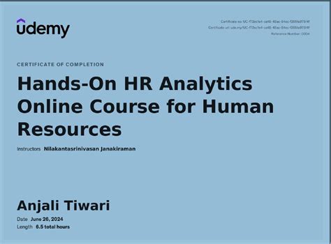 Anjali Tiwari Phd On Linkedin Certificate Of Completion