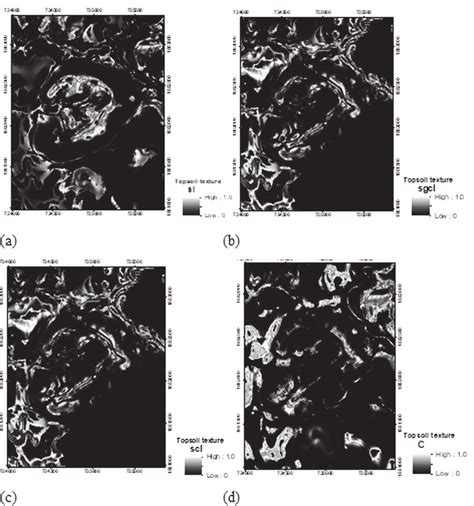 10 The Representative Of Individual Topsoil Texture Units Derived From
