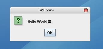 Joptionpane Message Dialog In Java Swing Learn Java By Examples