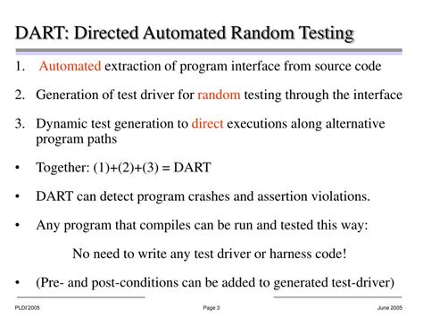 Ppt Dart Directed Automated Random Testing Patrice Godefroid Nils